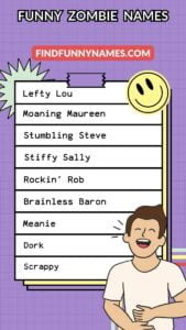 200+ Funny Zombie Names (Cute, Hilarious, and Badass Ideas)