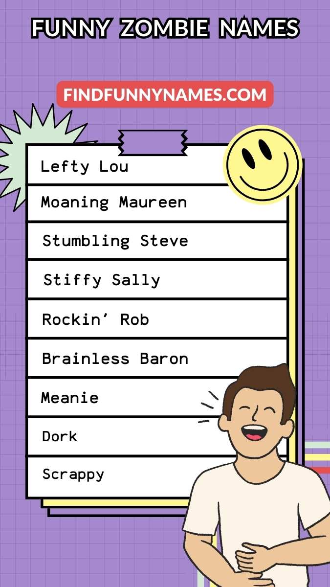 200 Funny Zombie Names Cute Hilarious And Badass Ideas 200 Funny Zombie Names Cute Hilarious And Badass Ideas
