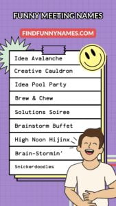 Funny Meeting Names (200+ Catchy and Creative Ideas)