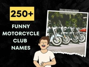 250+ Funny Motorcycle Club Names - Ride with Laughter