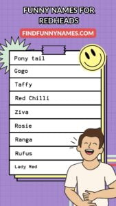 200+ Funny Names For Redheads (Celebrate Your Unique Shade)