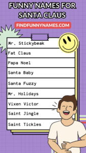 200+ Funny Names For Santa Claus (Humorous Ideas)