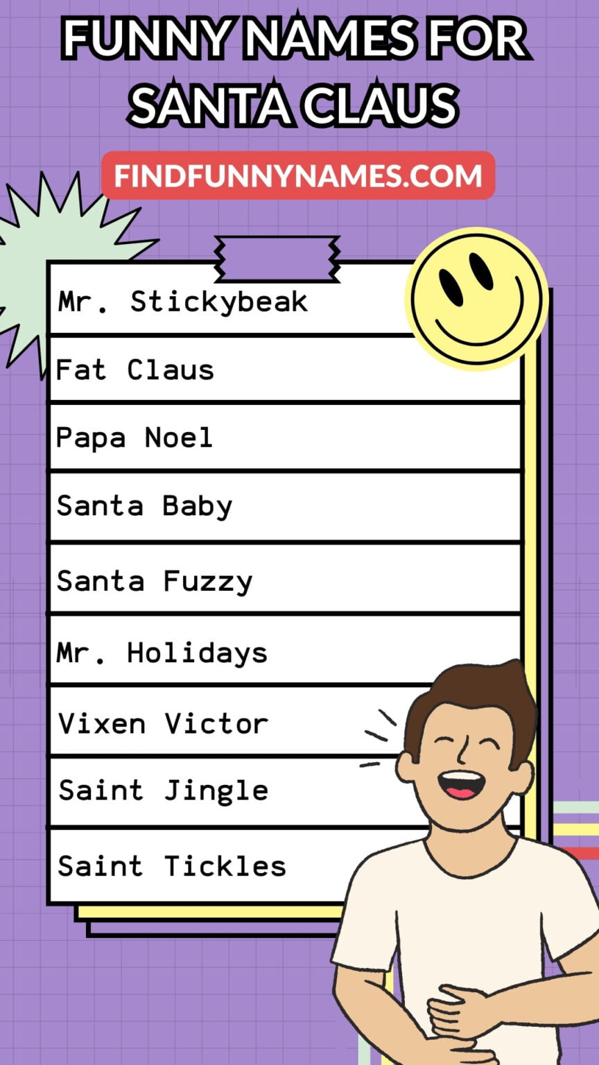 200+ Funny Names For Santa Claus (Humorous Ideas)